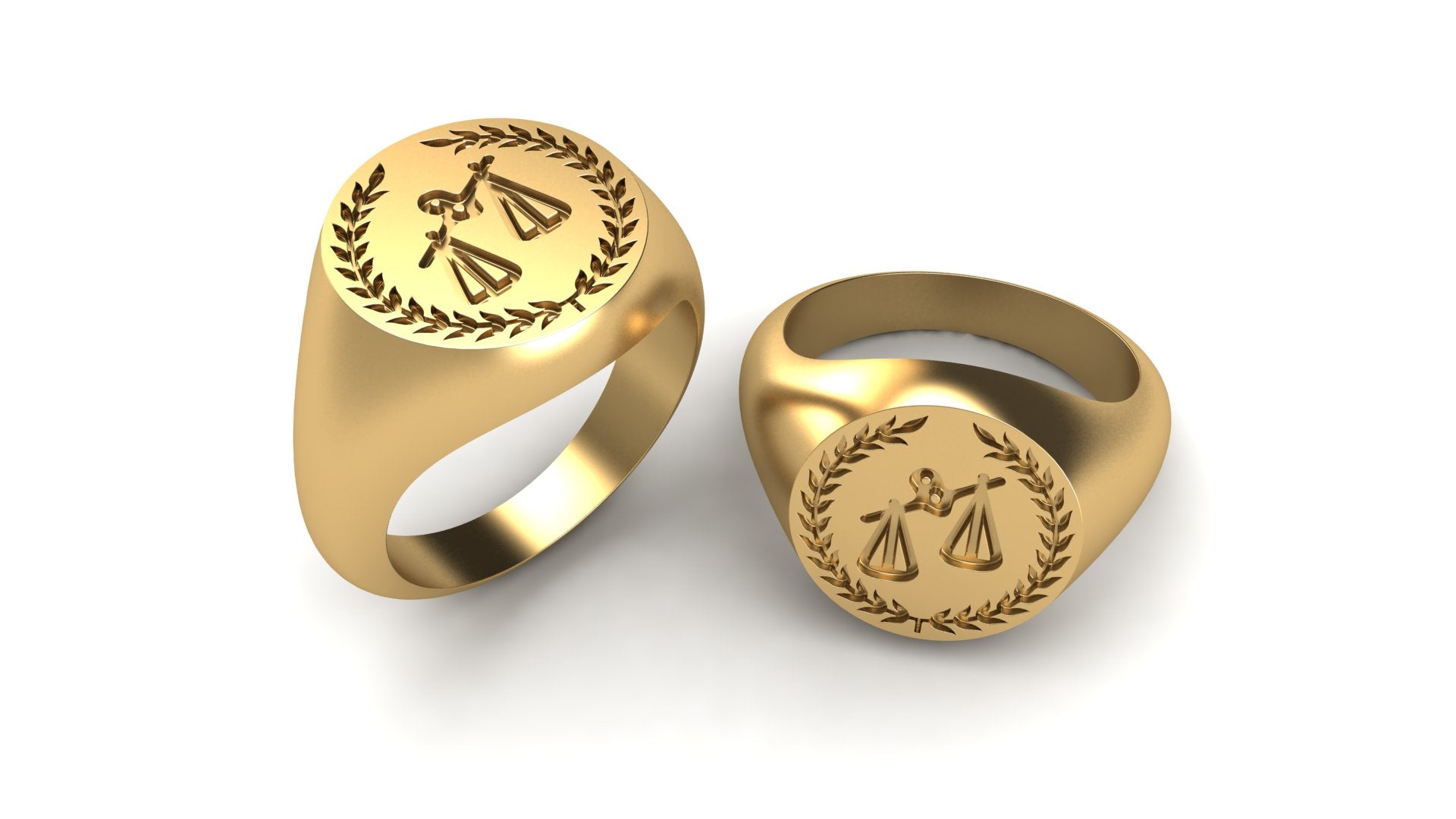 Justice - Scale Signet Ring – philologa